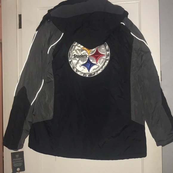 NFL | Jackets & Coats | New Nfl Pittsburgh Steelers Stadium 3 In Jacket ...